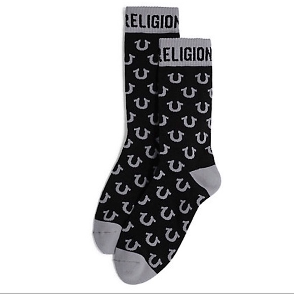 True Religion | Underwear & Socks | True Religion Mens U Logo Socks ...
